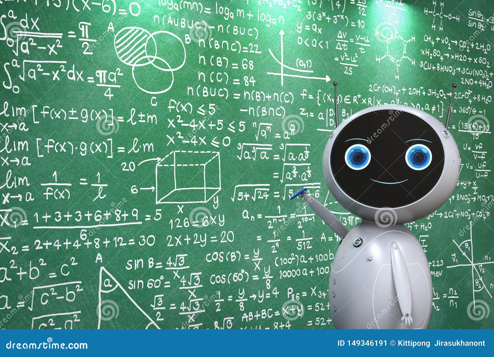 Machine Learning Concept Stock Illustration Illustration Of Mini