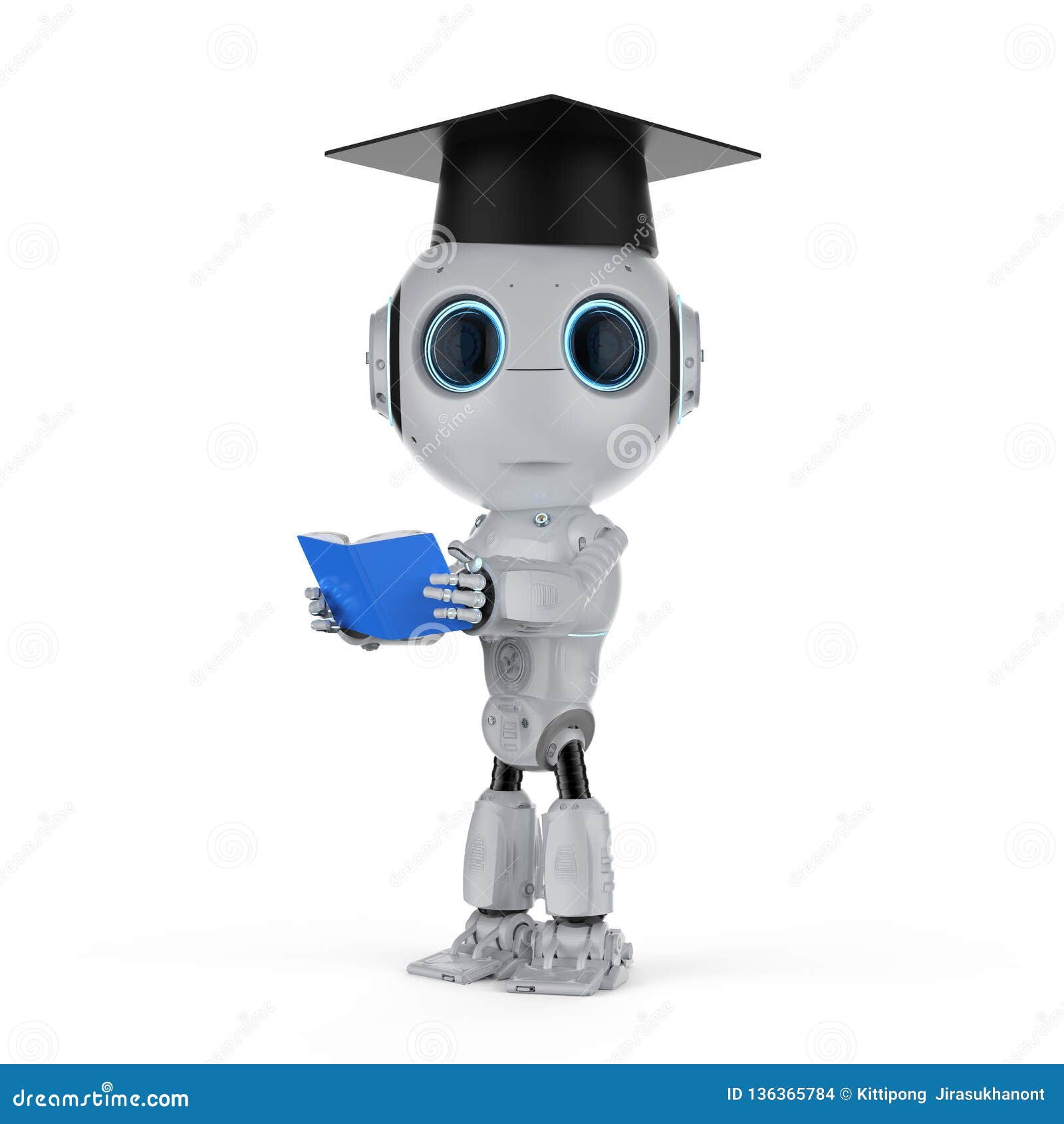 Machine learning concept stock illustration. Illustration of futuristic ...