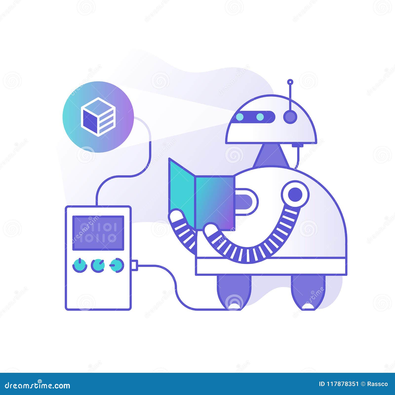 Machine Learning Concept stock vector. Illustration of network - 117878351 Machine Learning Concept stock vector. Illustration of network - 117878351