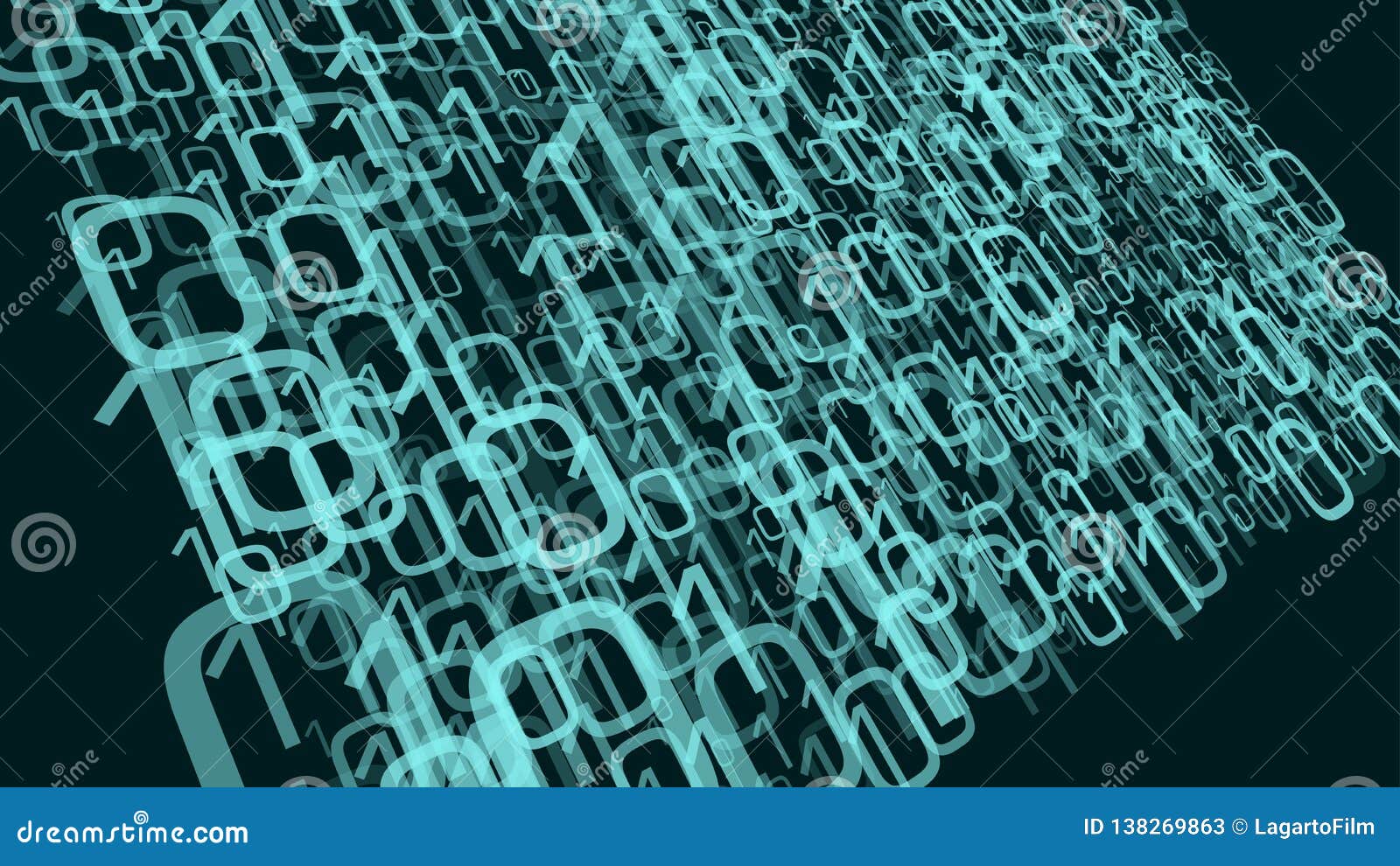 Machine Learning Cyberspace Vector Digital Cloud Computing Random Numbers Data Chaos Stock