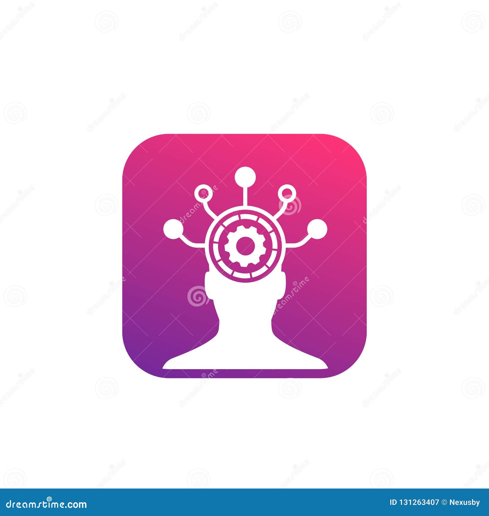 Machine Learning and Data Mining Vector Icon Stock Vector - Illustration of intelligence ...