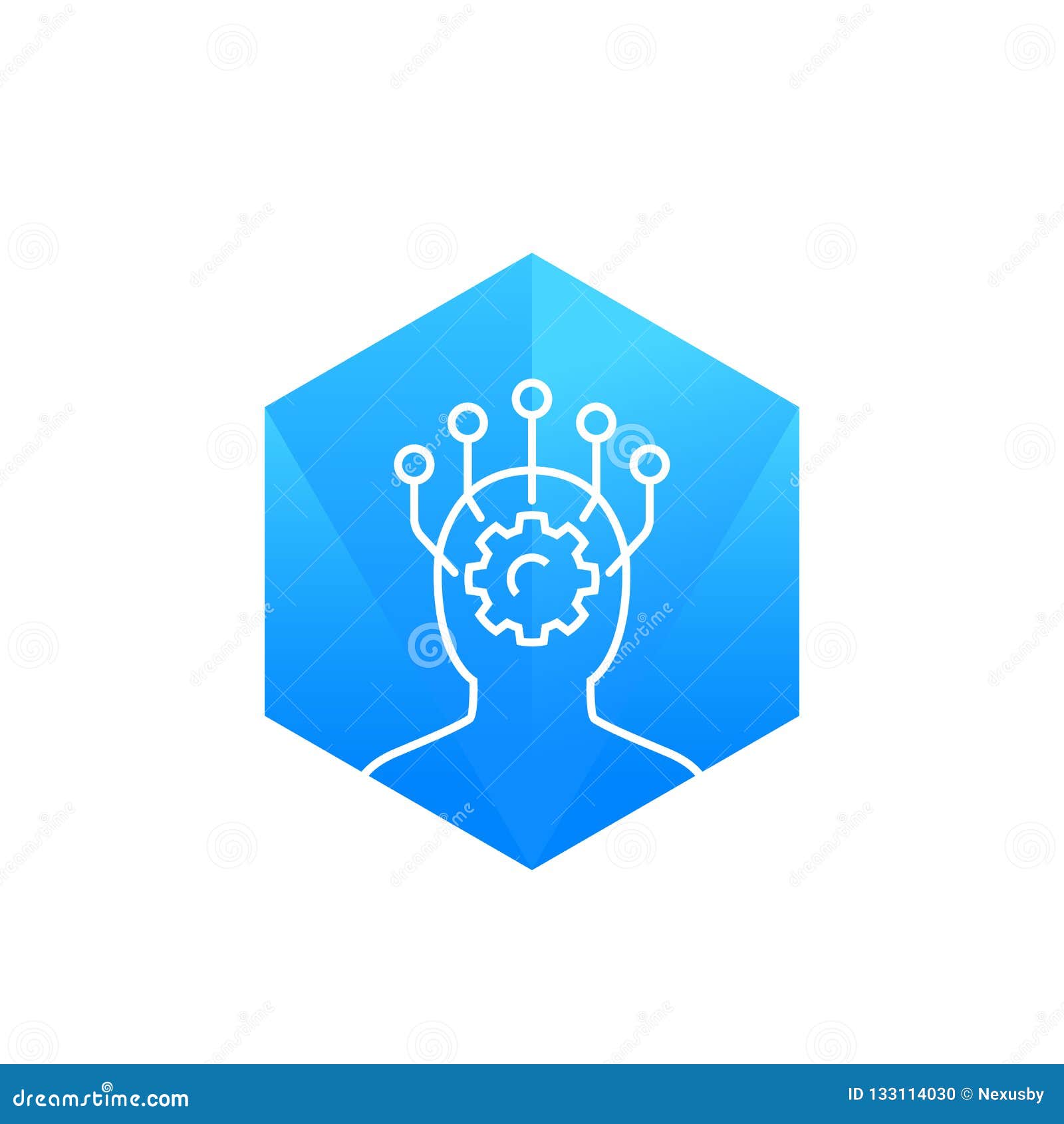 Machine Learning and Data Mining Vector Line Icon Stock Vector ...