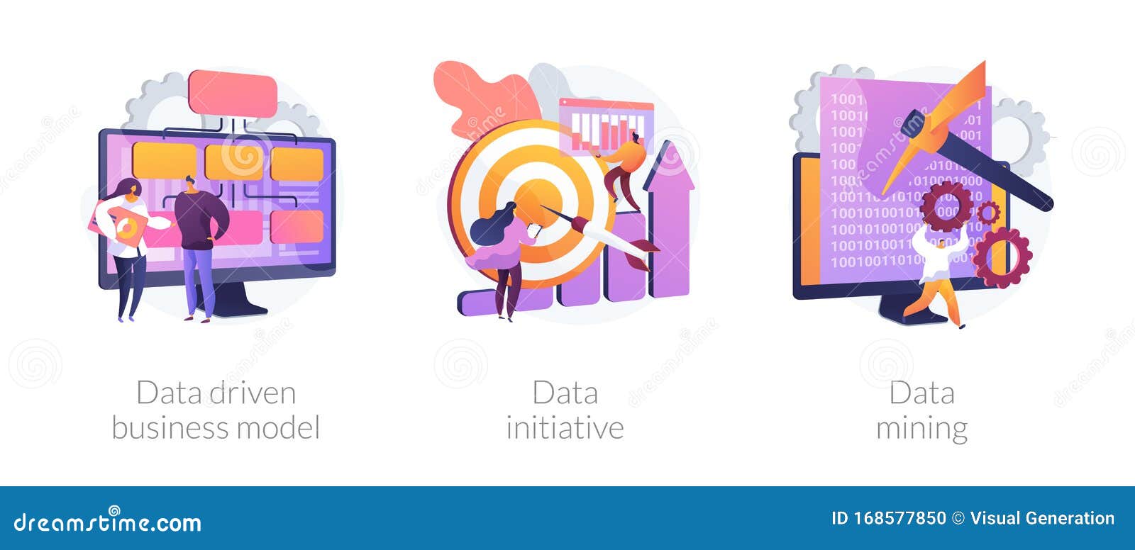 Data Use in Business Vector Concept Metaphors Stock Vector ...