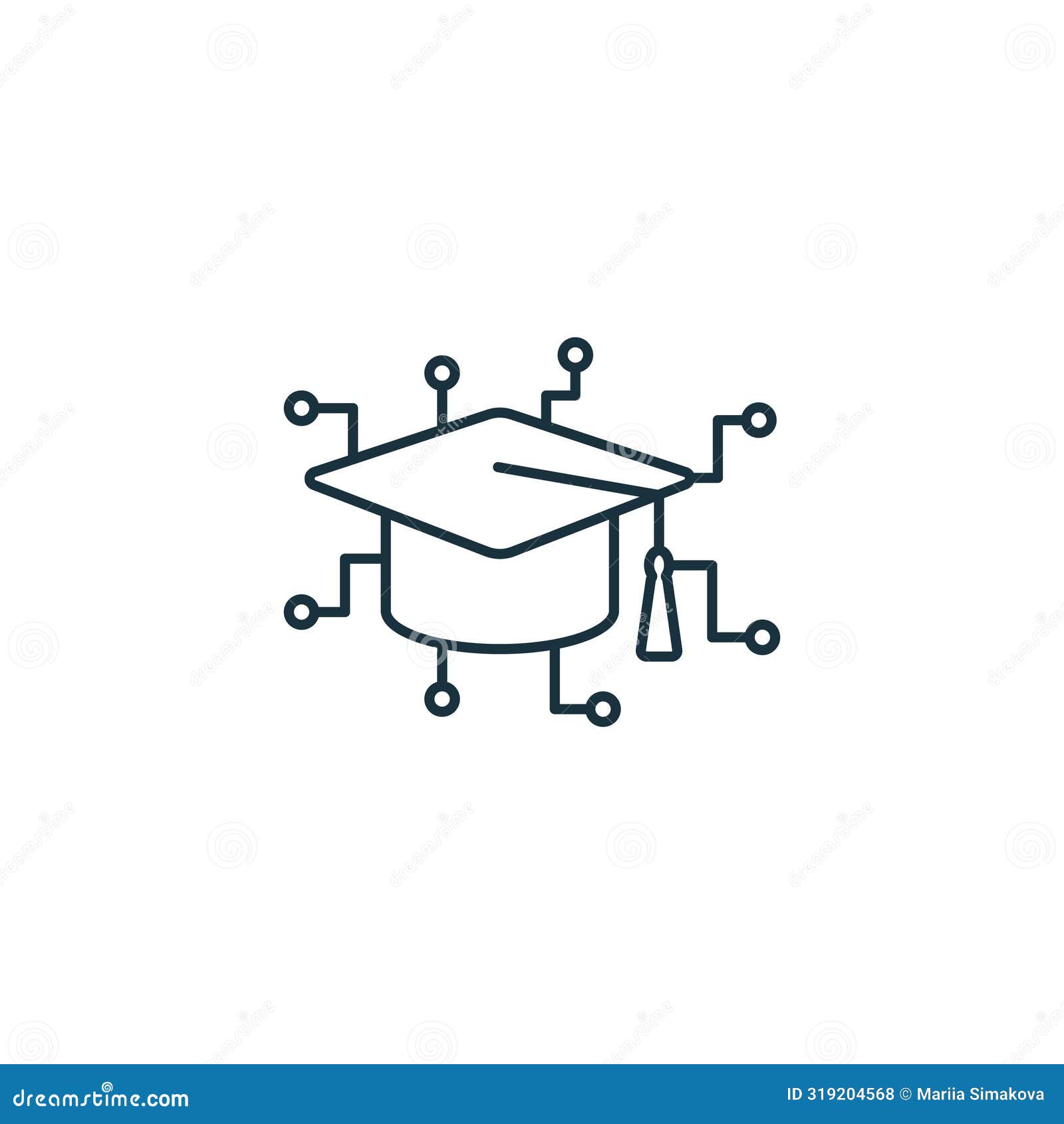 Machine Learning Icon. Monochrome Simple Virtual Assistant Icon for ...