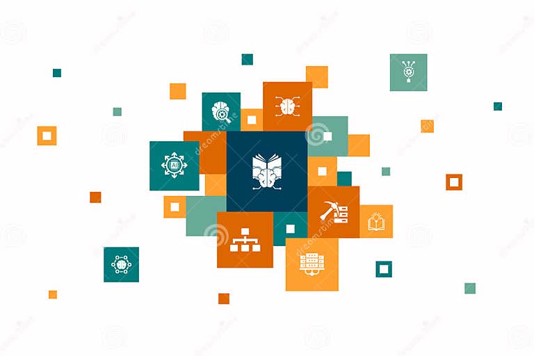 Machine Learning Infographic 10 Steps Stock Vector - Illustration of step, infograph: 160314783