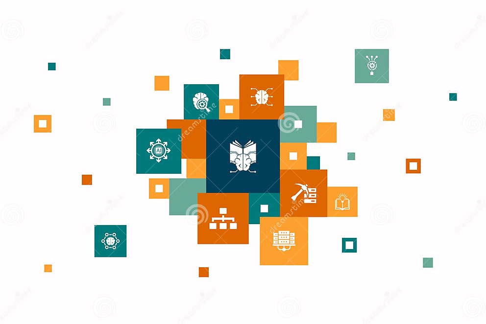 Machine Learning Infographic 10 Steps Stock Vector - Illustration of step, infograph: 160314783