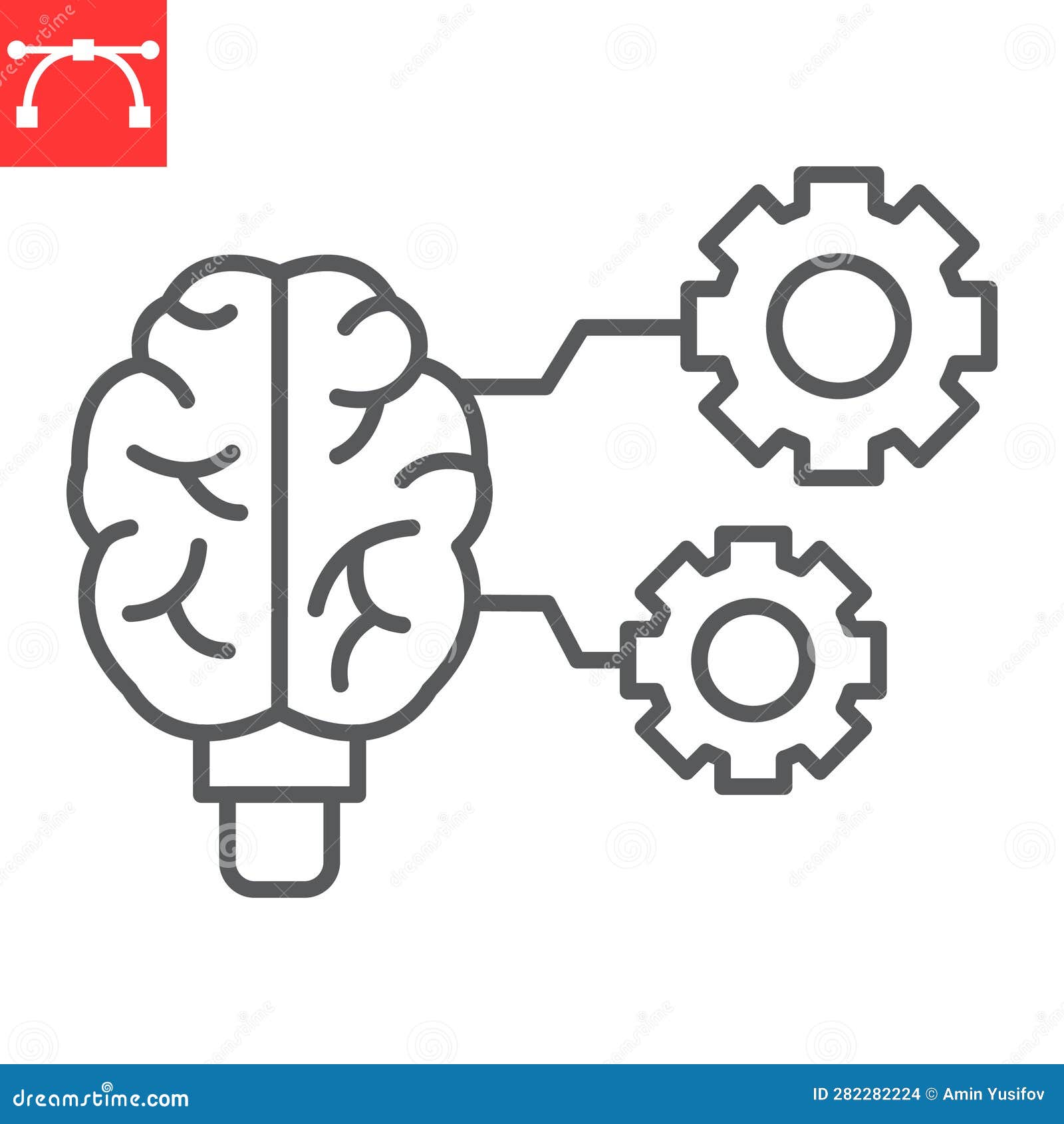 Machine learning line icon stock vector. Illustration of flat - 282282224 Machine learning line icon stock vector. Illustration of flat - 282282224