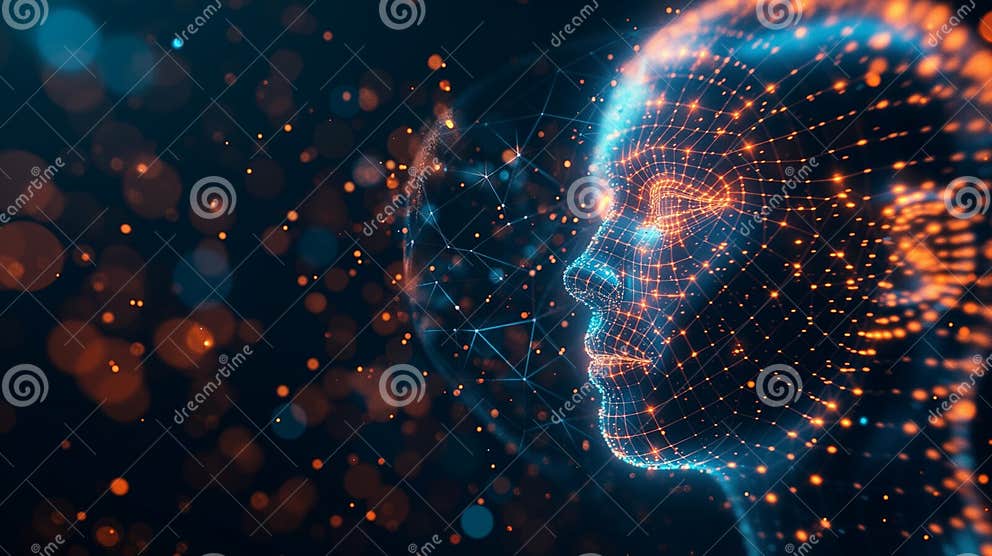 Machine Learning Model. Artificial Intelligence Algorithm Stock Image ...