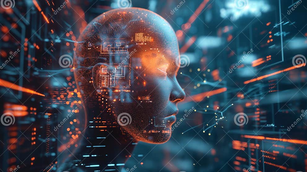 Machine Learning Model, Predicting Outcomes, Digital Stock Photo ...