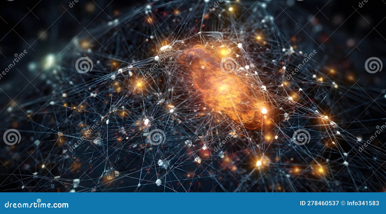 Machine Learning Neural Networks Deep Learning Algorithms Generative Ai Stock Illustration