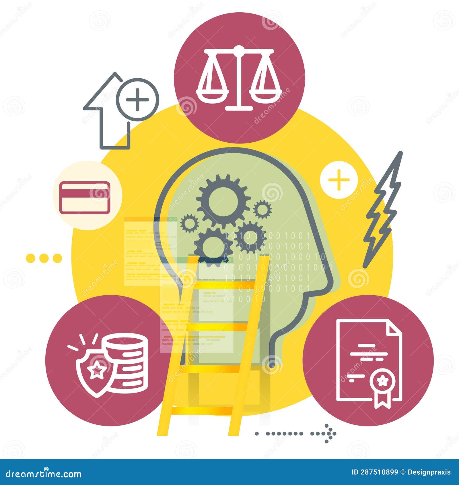 Machine Learning Privacy Laws - Illustration Stock Illustration ...