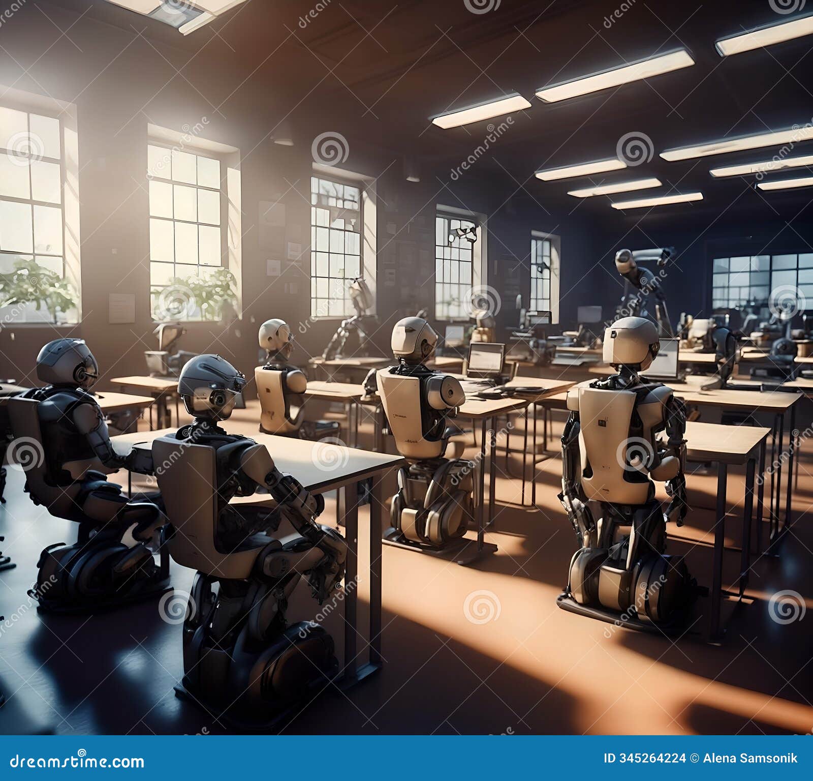 Machine Learning: Robots Attend Classes in a Lecture Hall Created with the Help of Artificial ...