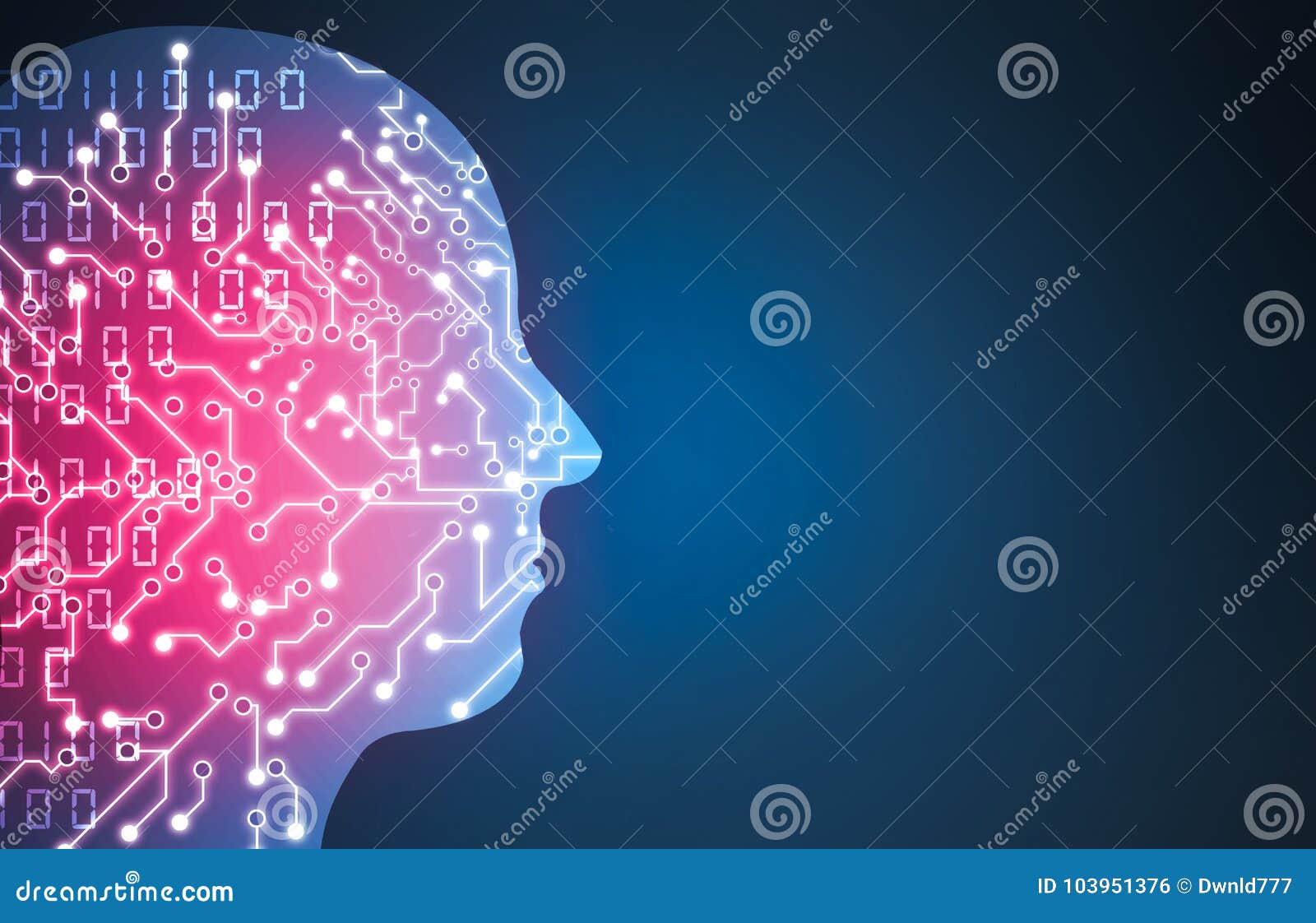 Machine learning stock illustration. Illustration of mind - 103951376
