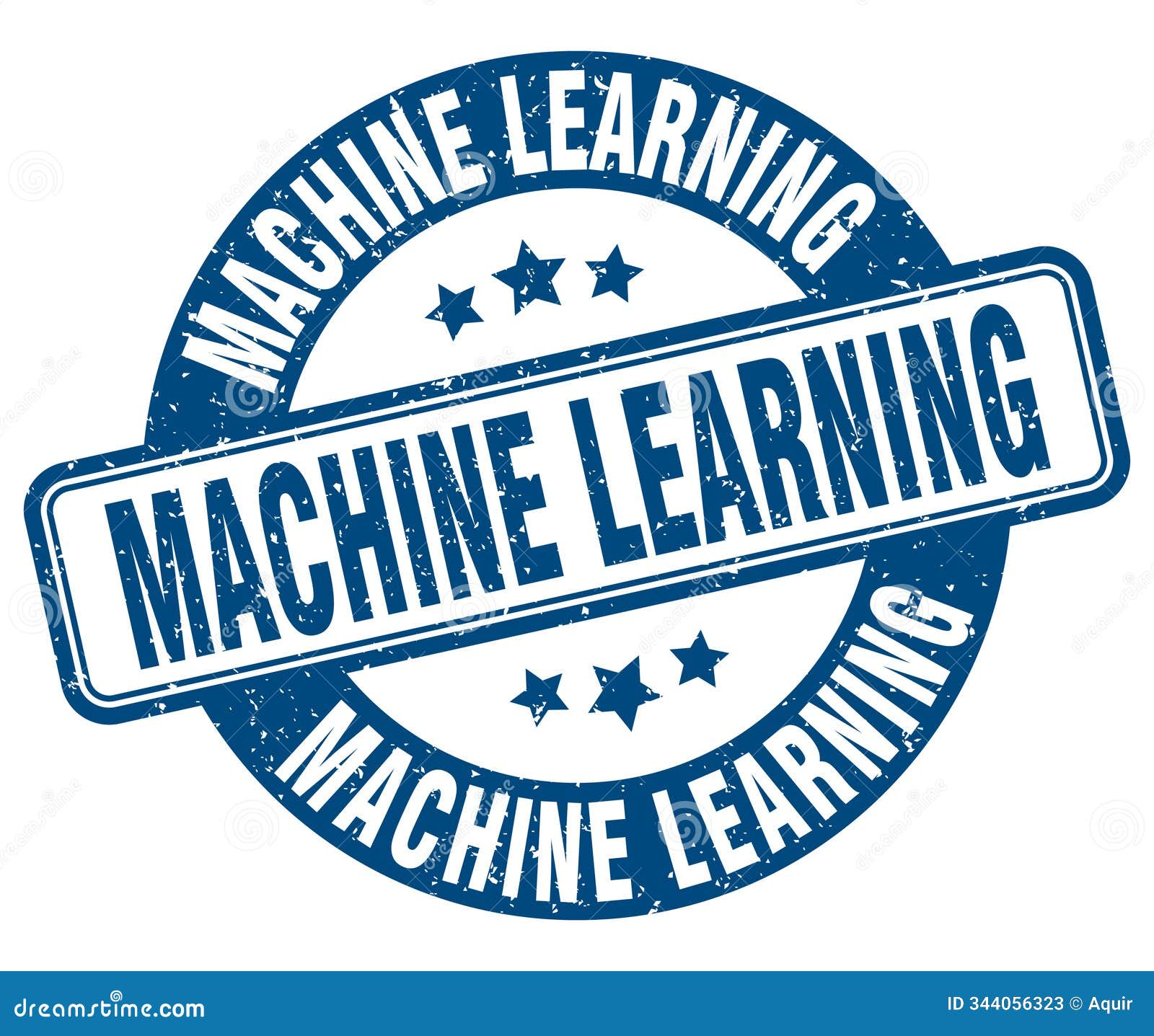 Machine Learning Stamp. Machine Learning Label. Round Grunge Sign Stock ...