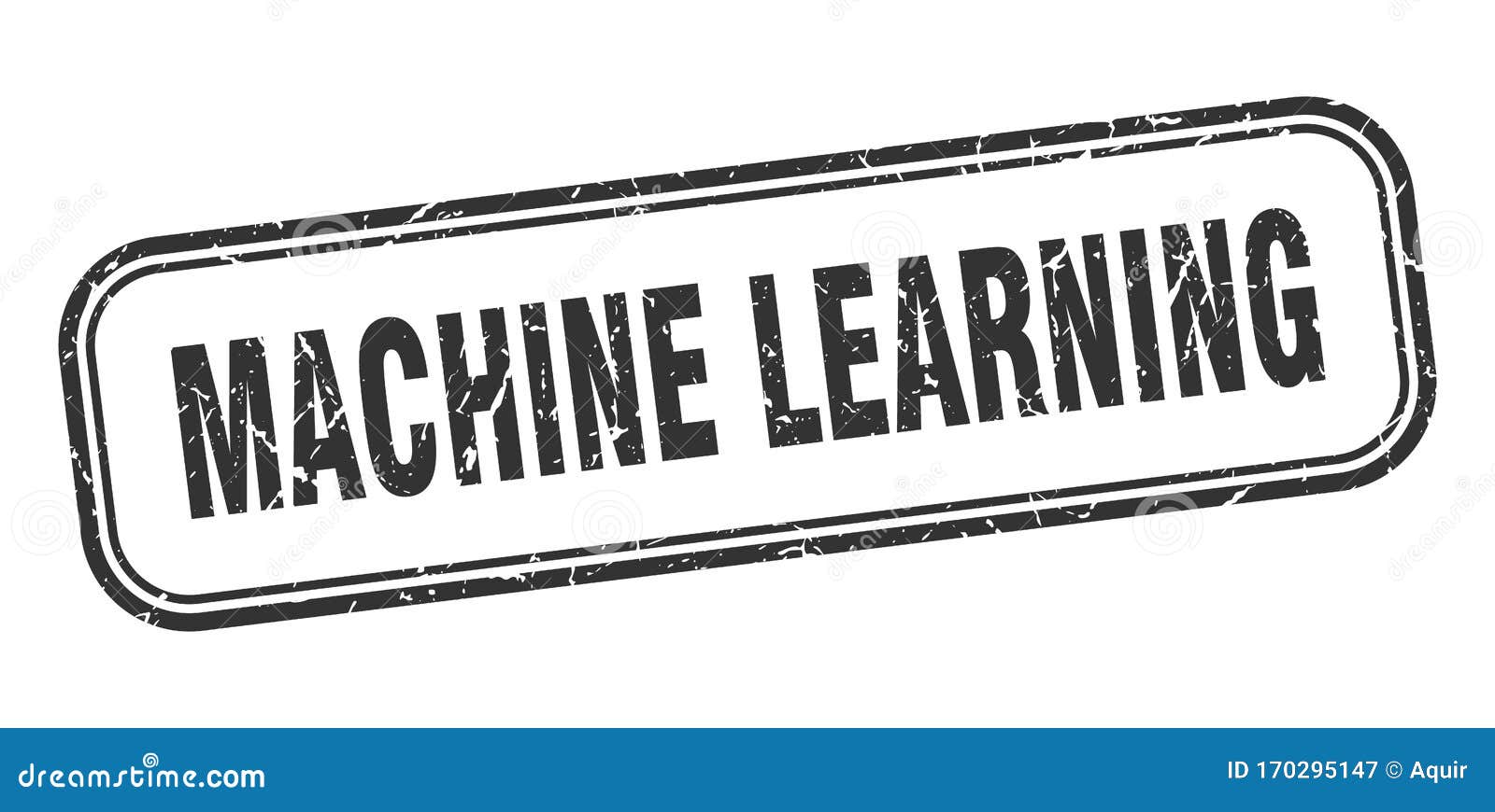 Machine Learning Stamp. Machine Learning Square Grunge Sign Stock ...