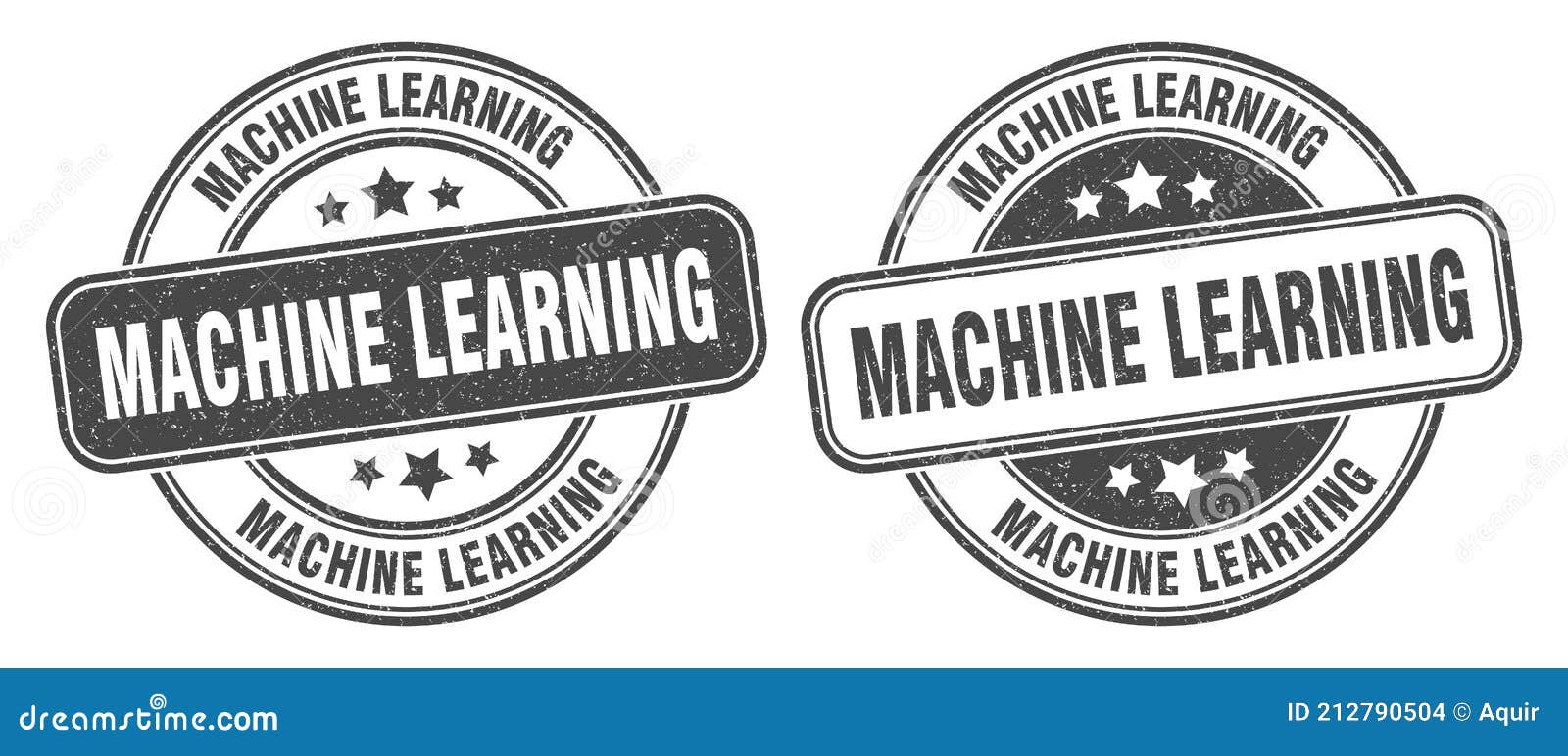 Machine Learning Stamp. Machine Learning Label. Round Grunge Sign Stock ...