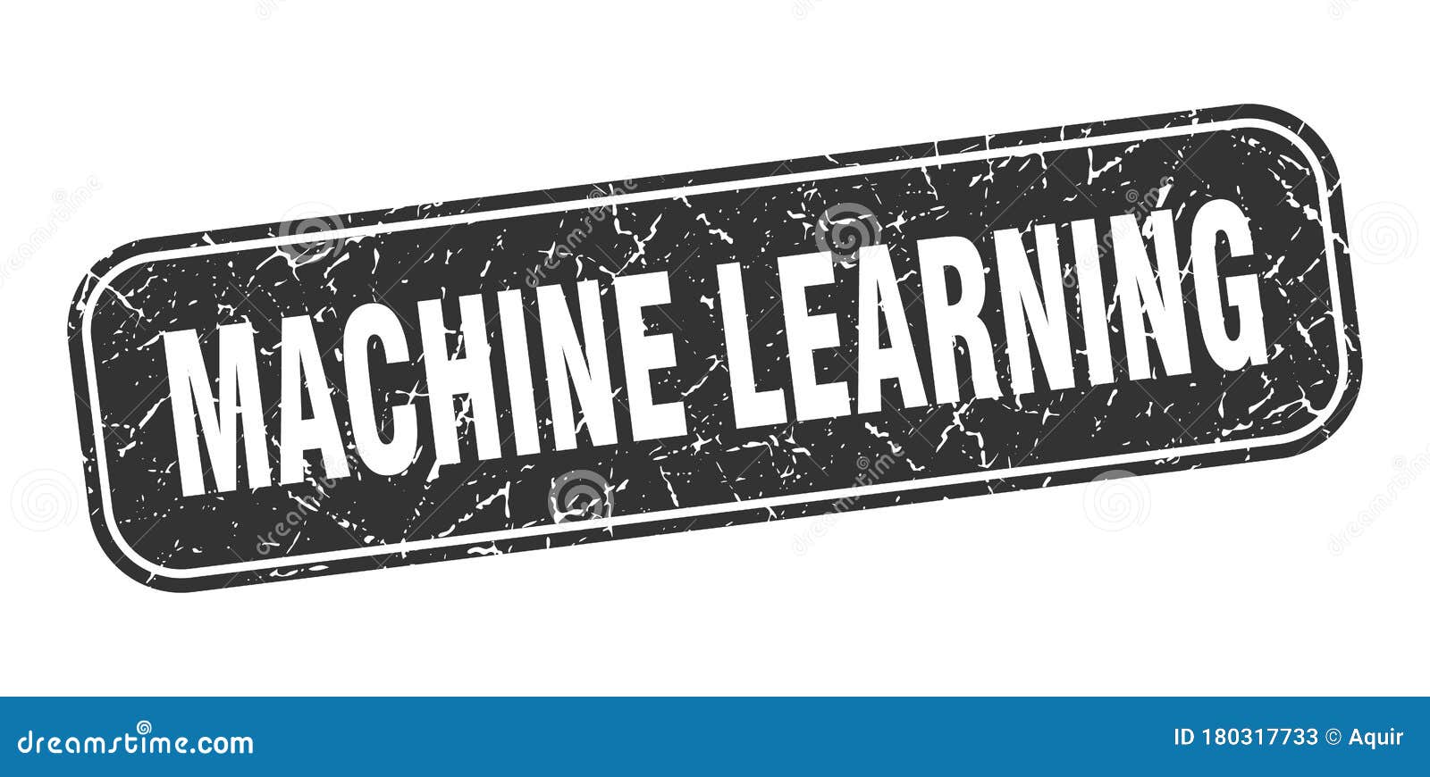 Machine Learning Stamp. Machine Learning Square Grungy Isolated Sign ...