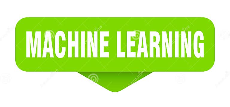 Machine Learning Sticker. Machine Learning Sign on Transparent ...