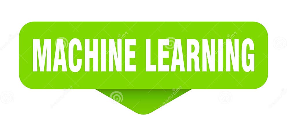Machine Learning Sticker. Machine Learning Sign on Transparent ...