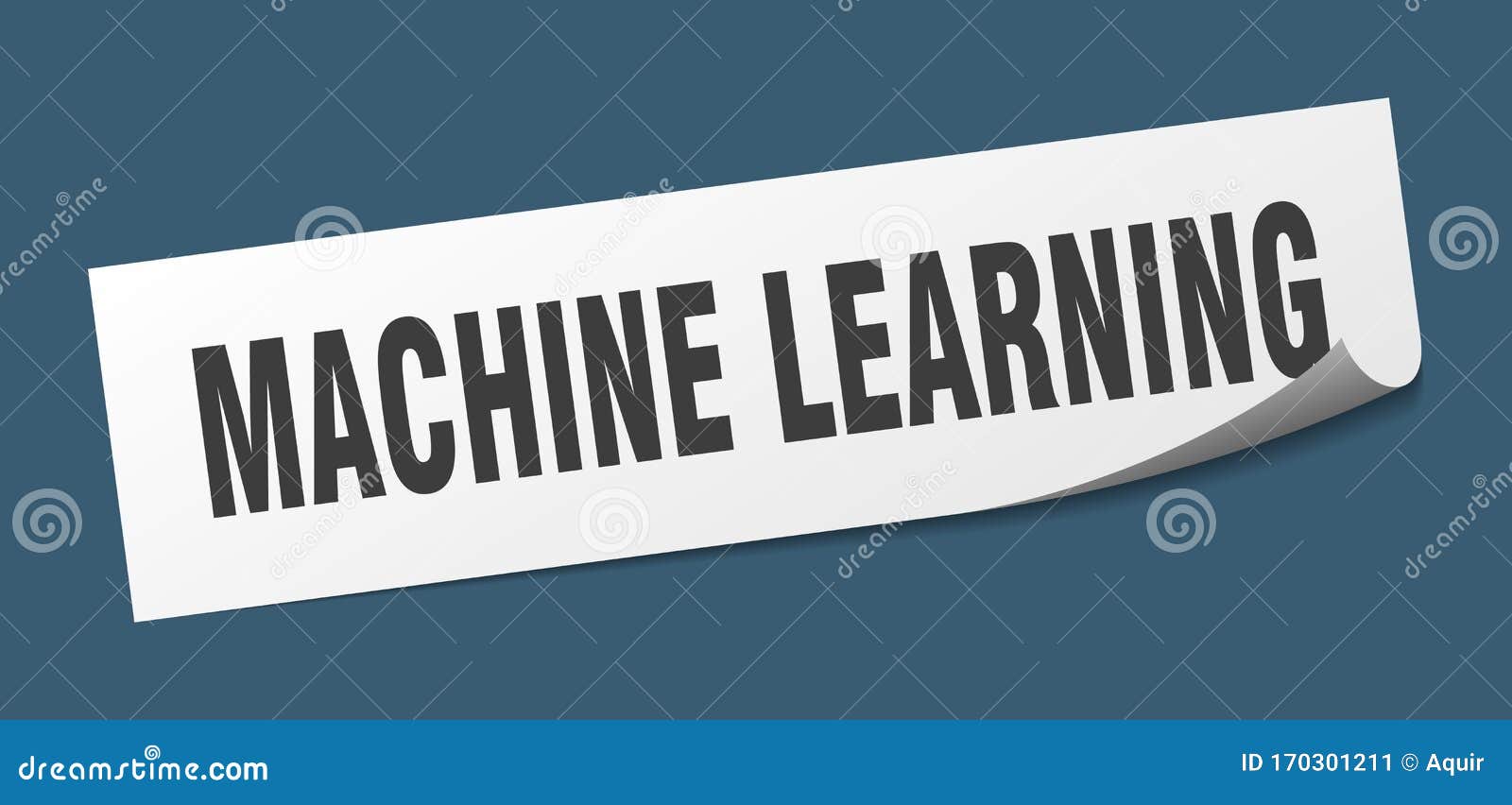 Machine Learning Sticker. Machine Learning Square Sign Stock Vector ...