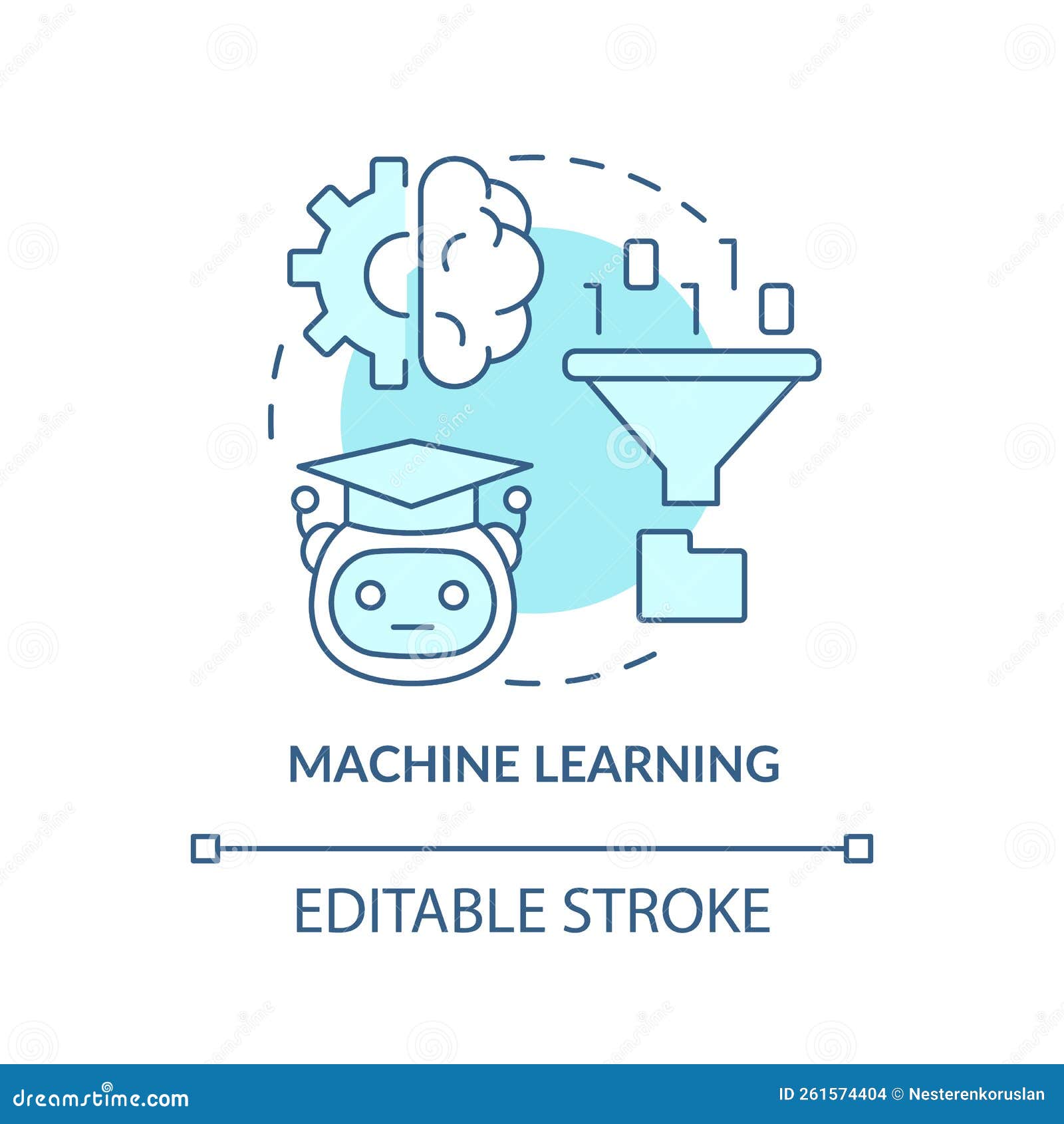 Machine Learning Turquoise Concept Icon Stock Vector - Illustration of ... Machine Learning Turquoise Concept Icon Stock Vector - Illustration of ...