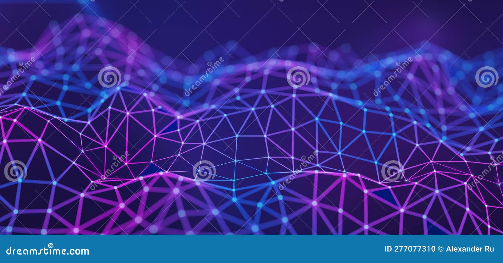 Machine Learning. Wide Banner. Data Background. Big Data. Artificial Intelligence. Network ...