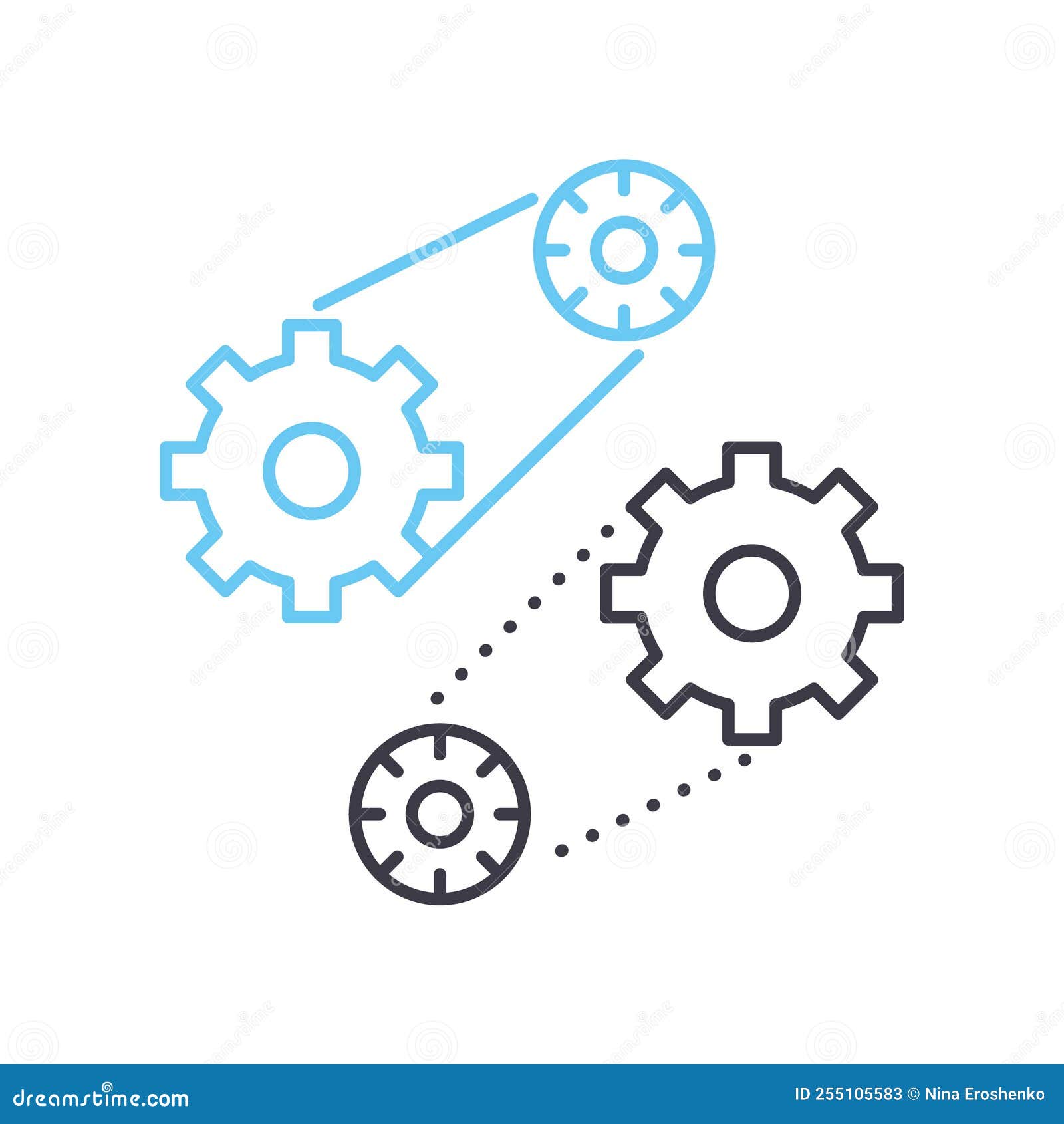 Machine Line Icon, Outline Symbol, Vector Illustration, Concept Sign ...