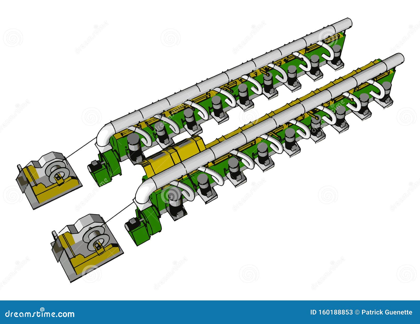 Machine Lines, Illustration, Vector Stock Vector - Illustration of ...