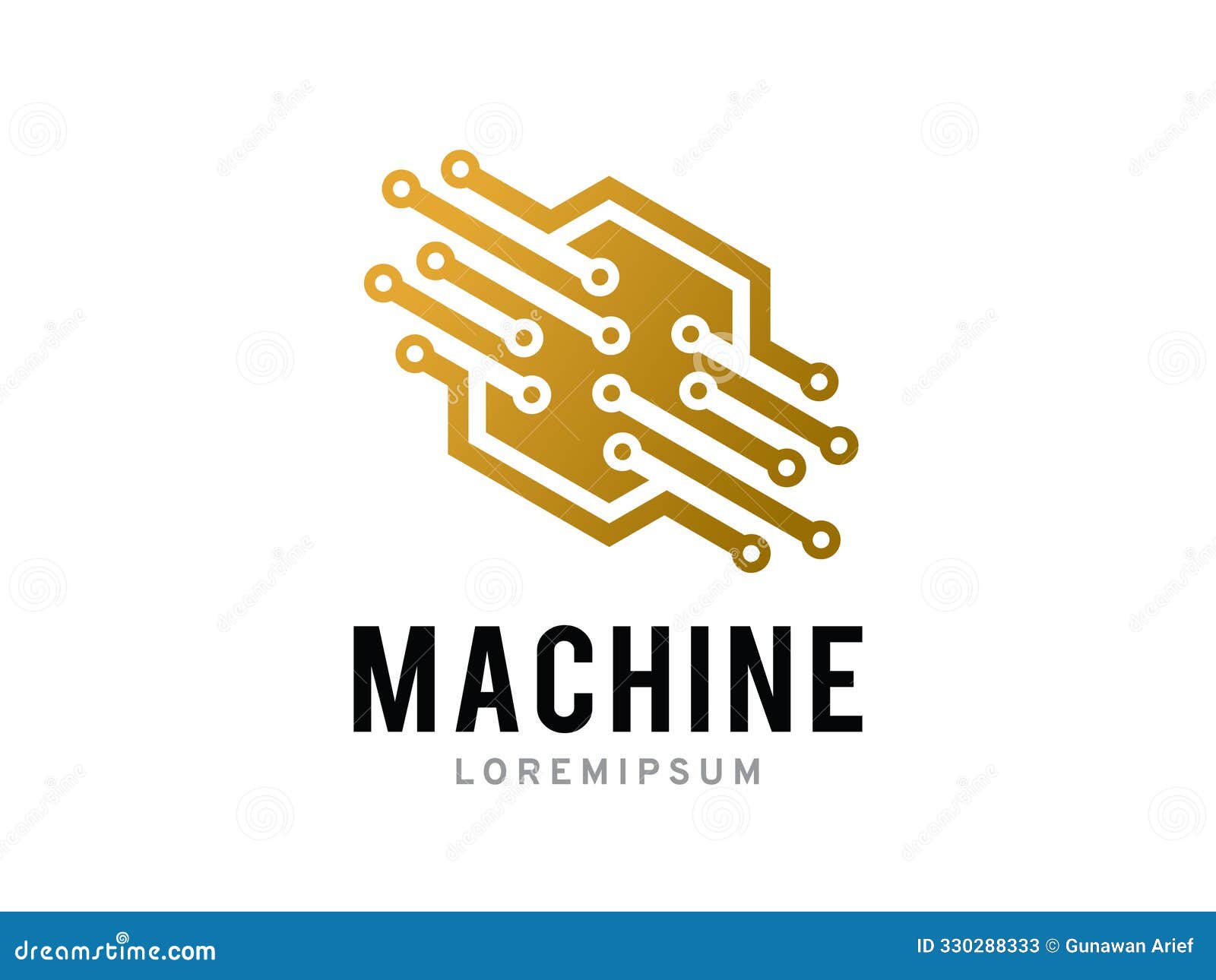 Machine Logo Symbol or Icon Template Stock Vector - Illustration of ...