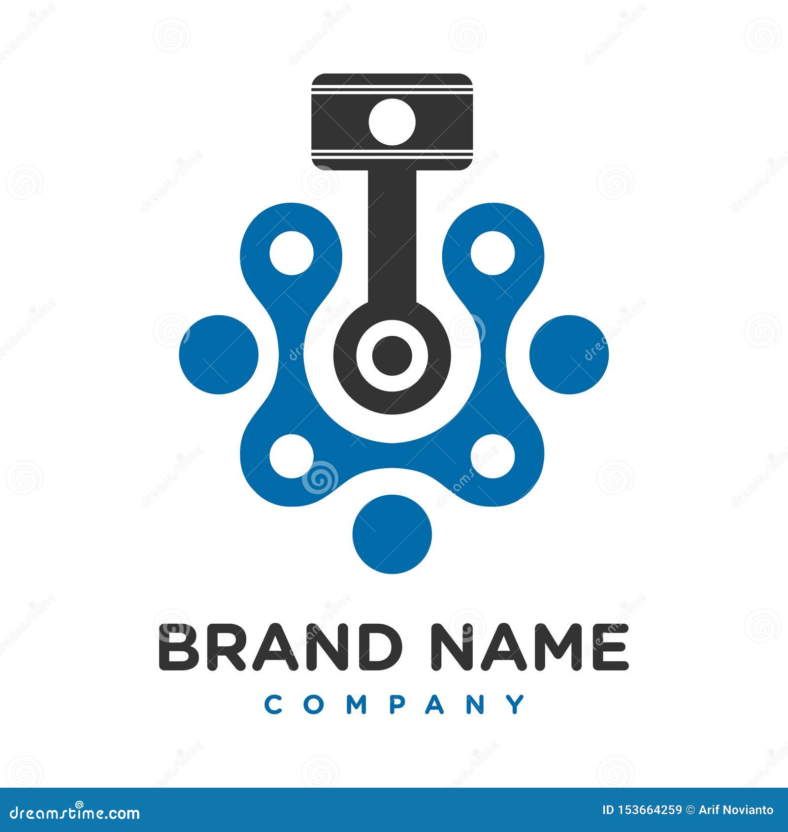 Machine logo your template stock vector. Illustration of machine ...
