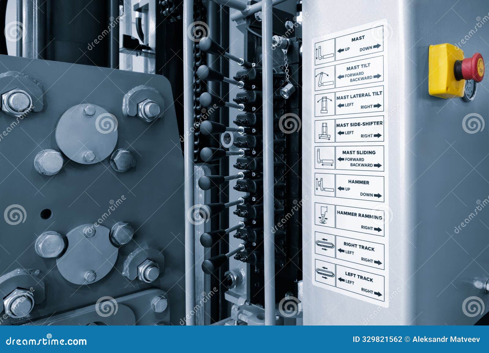 A Machine with a Lot of Buttons and Switches. Stock Photo - Image of ...