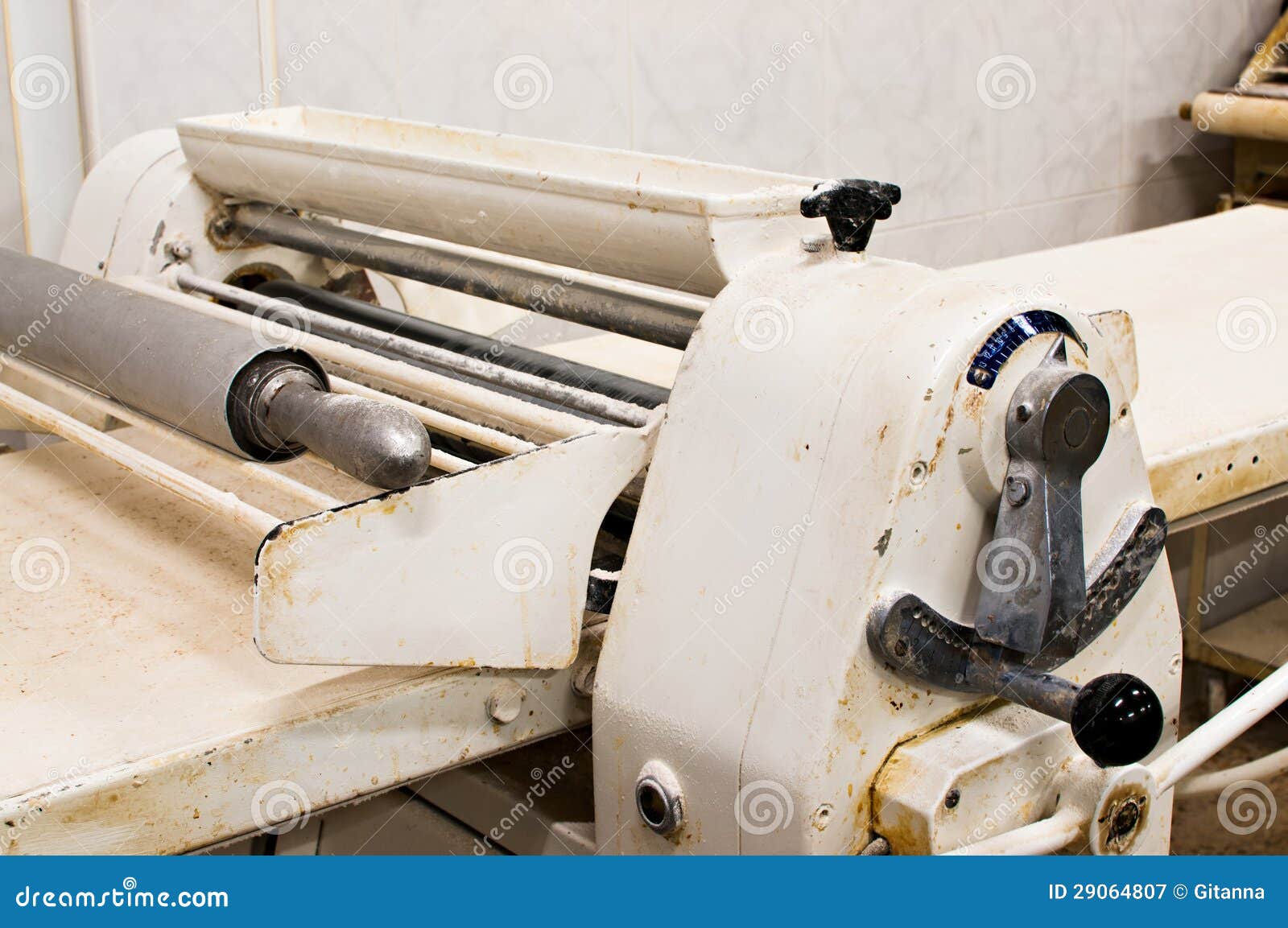 Machine for making dough stock image. Image of factory - 29064807