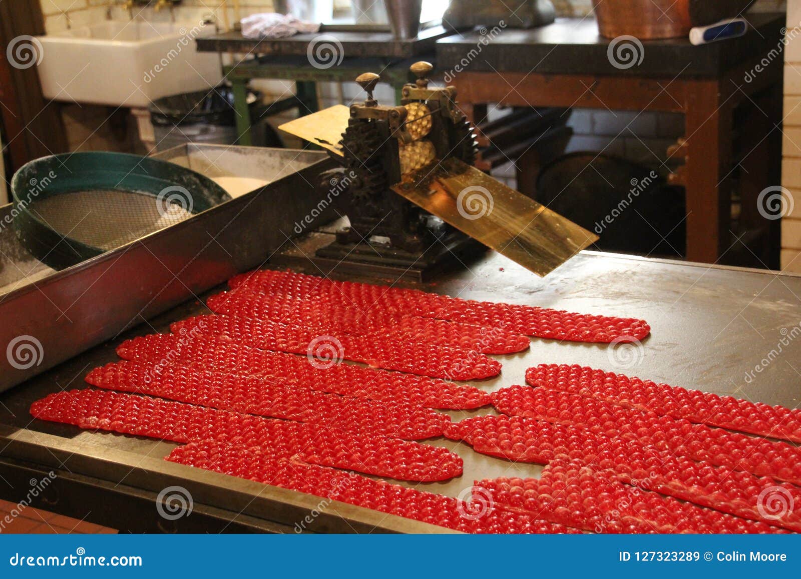 Machine for Making Hand Made Sweets Stock Image - Image of manufacture ...