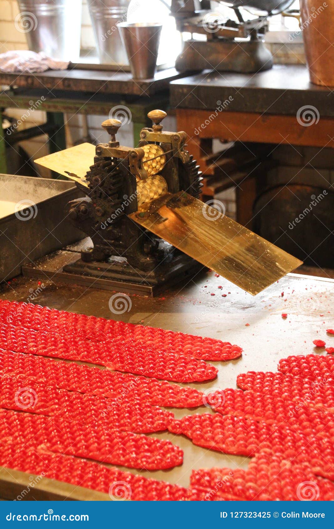 Machine for Making Hand Made Sweets Stock Image - Image of sweets ...