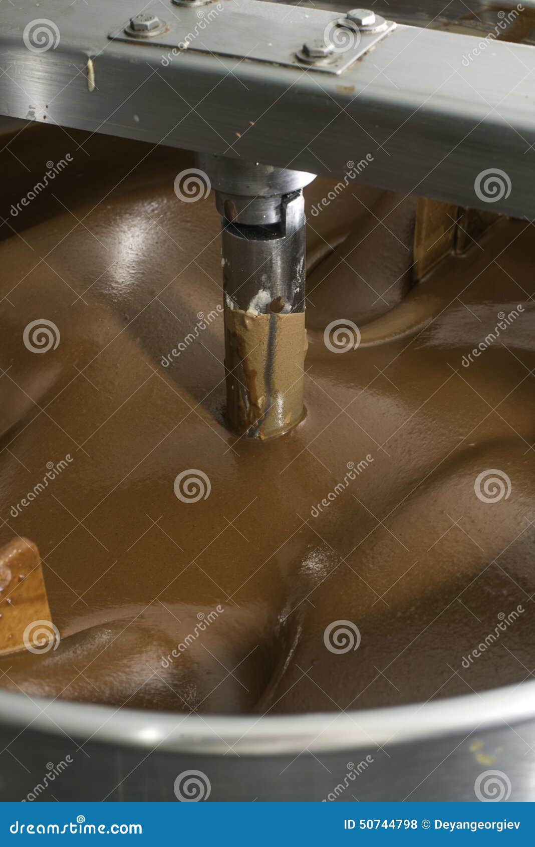 Machine for Mixing Chocolate Stock Photo - Image of equipment, cooking ...