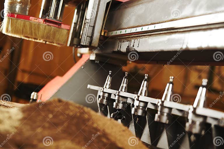 Machine with Numerical Control for Cutting Wood with Various Router ...