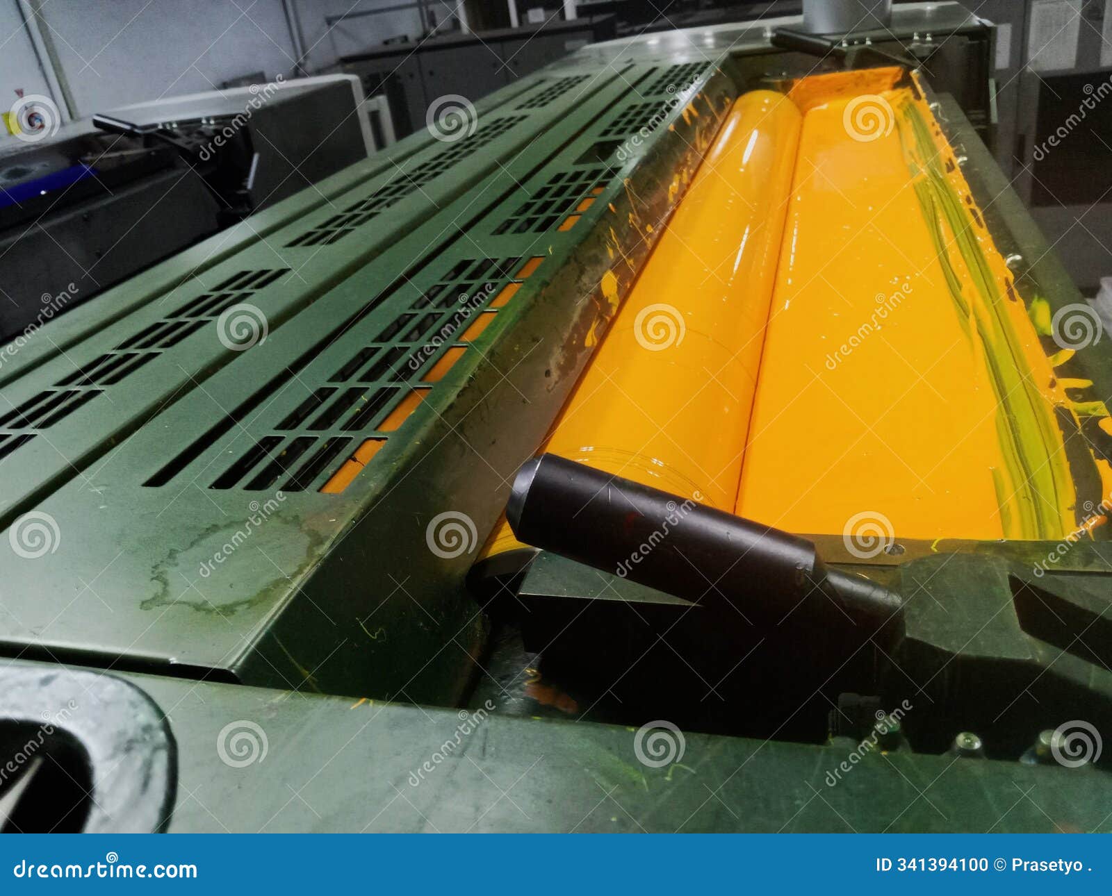 The Machine Offsets the Large Printing Industry. the Cylinder of the ...