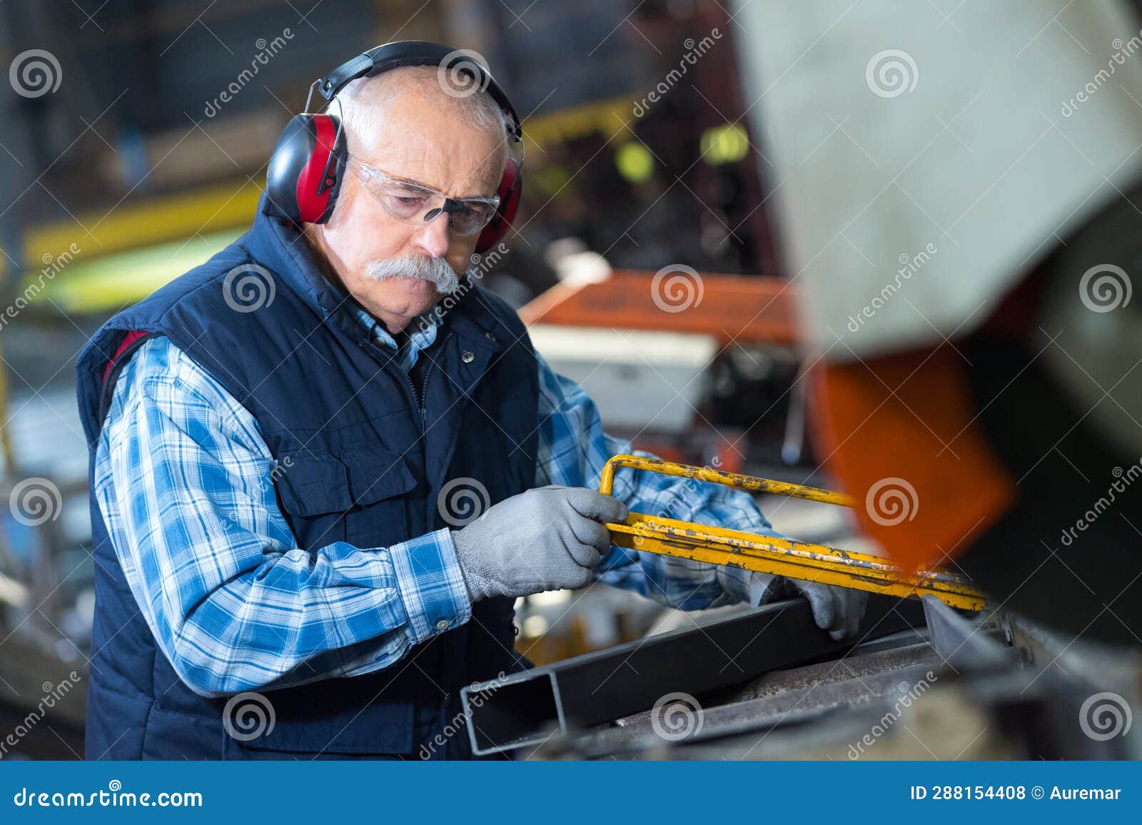 Machine Operator Making Steel Bars Stock Photo - Image of industry ...