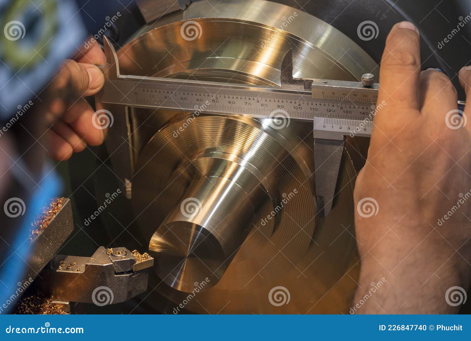 Brass Caliper Ruler Stock Photo | CartoonDealer.com #185213610