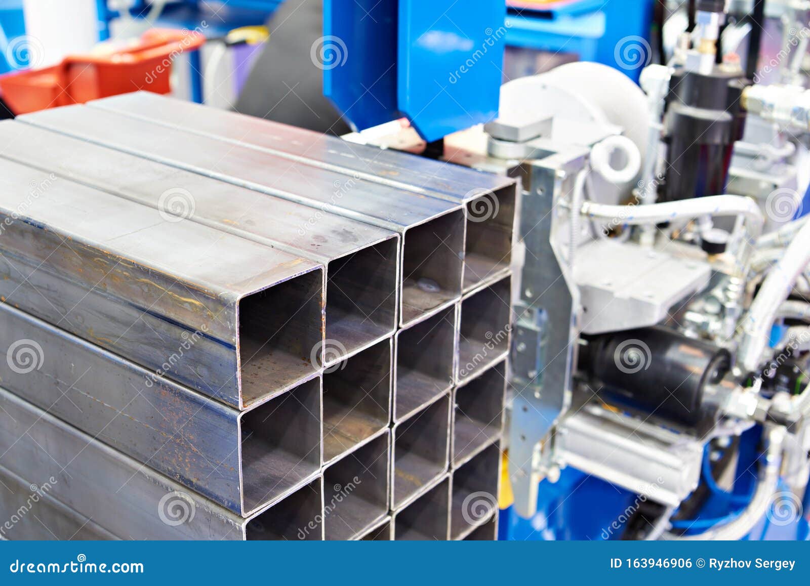 Machine Packing Metal Parts Stock Photo - Image of automotive, hard ...
