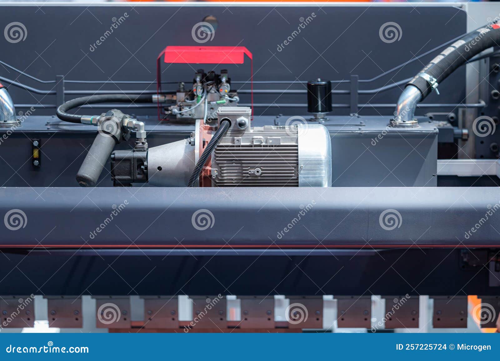 Machine part stock photo. Image of automatic, empty - 257225724