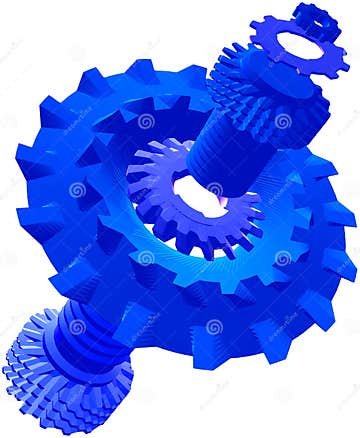 Machine Parts stock illustration. Illustration of parts - 194417