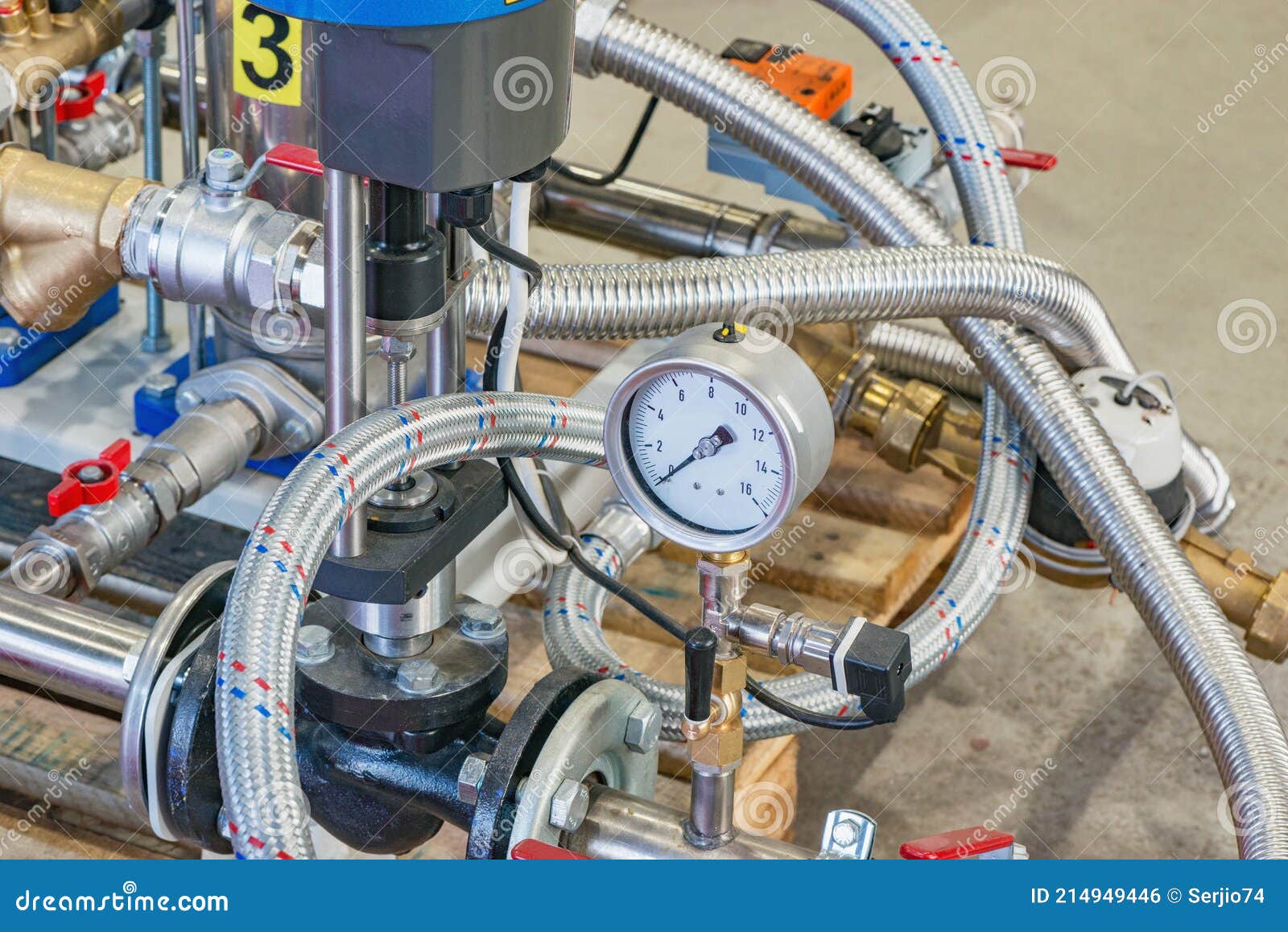 Machine Parts of the Factory Stock Photo - Image of energy, insulation ...