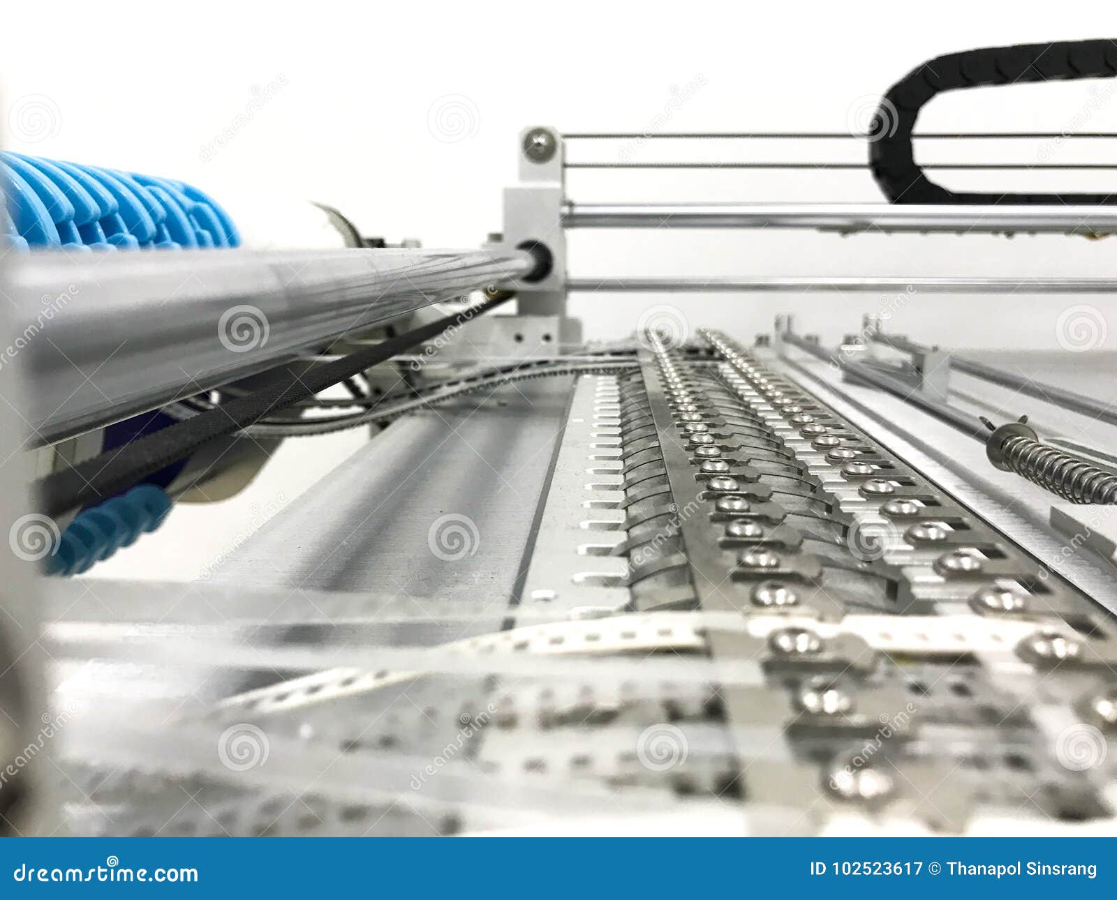 Machine pick and place stock image. Image of isolated - 102523617