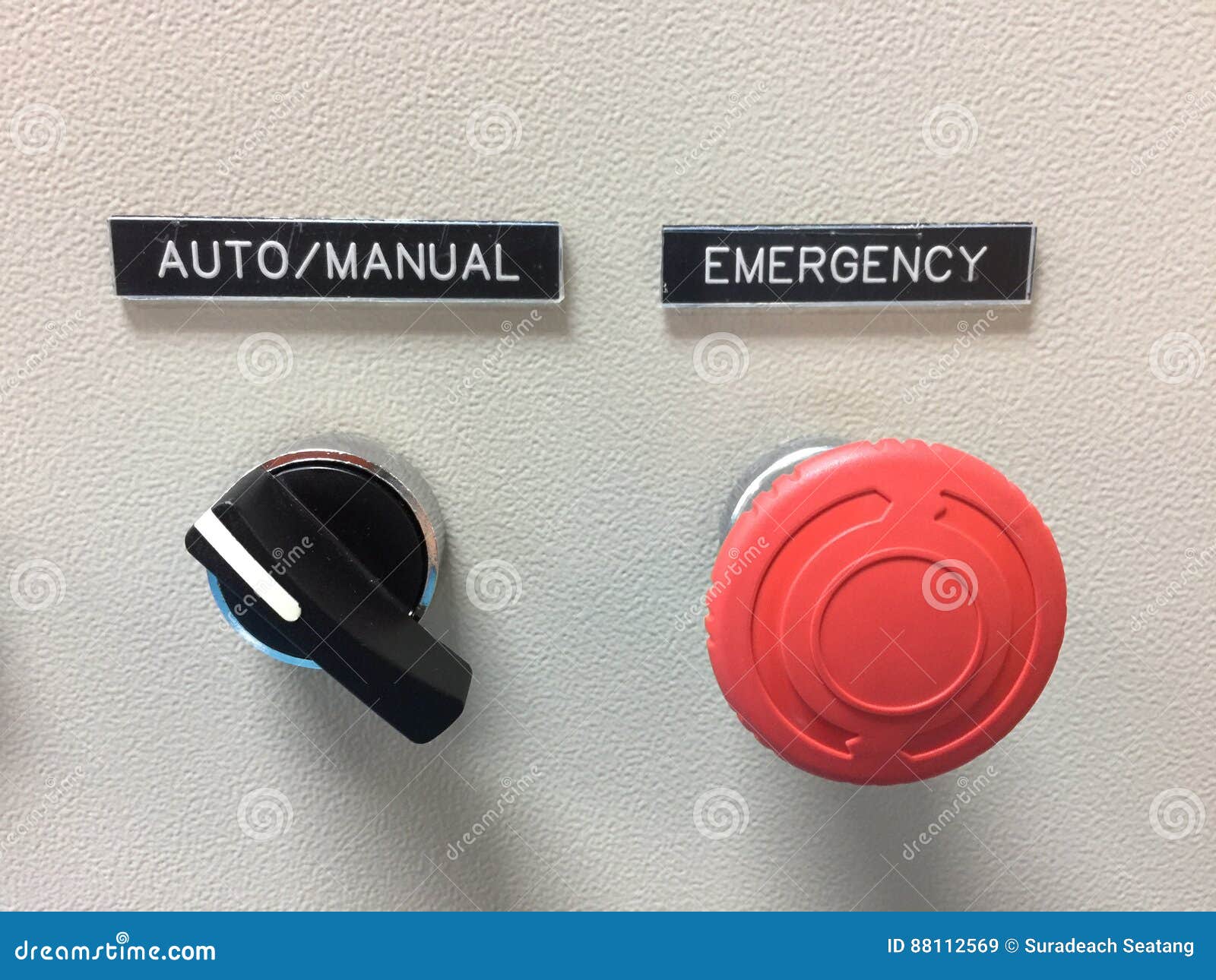 Machine Power Control Buttons Stock Image - Image of line, electronic ...