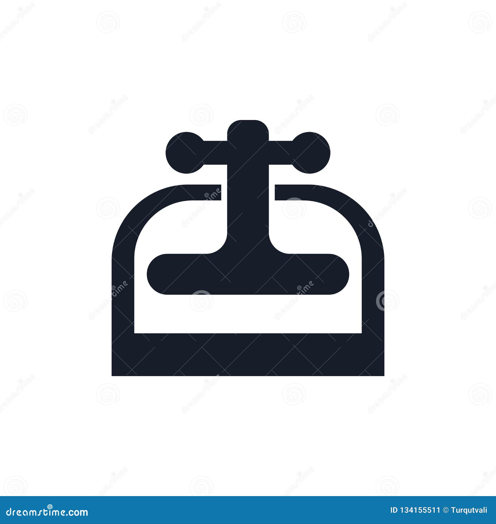 Machine Press Icon Vector Sign and Symbol Isolated on White Background ...