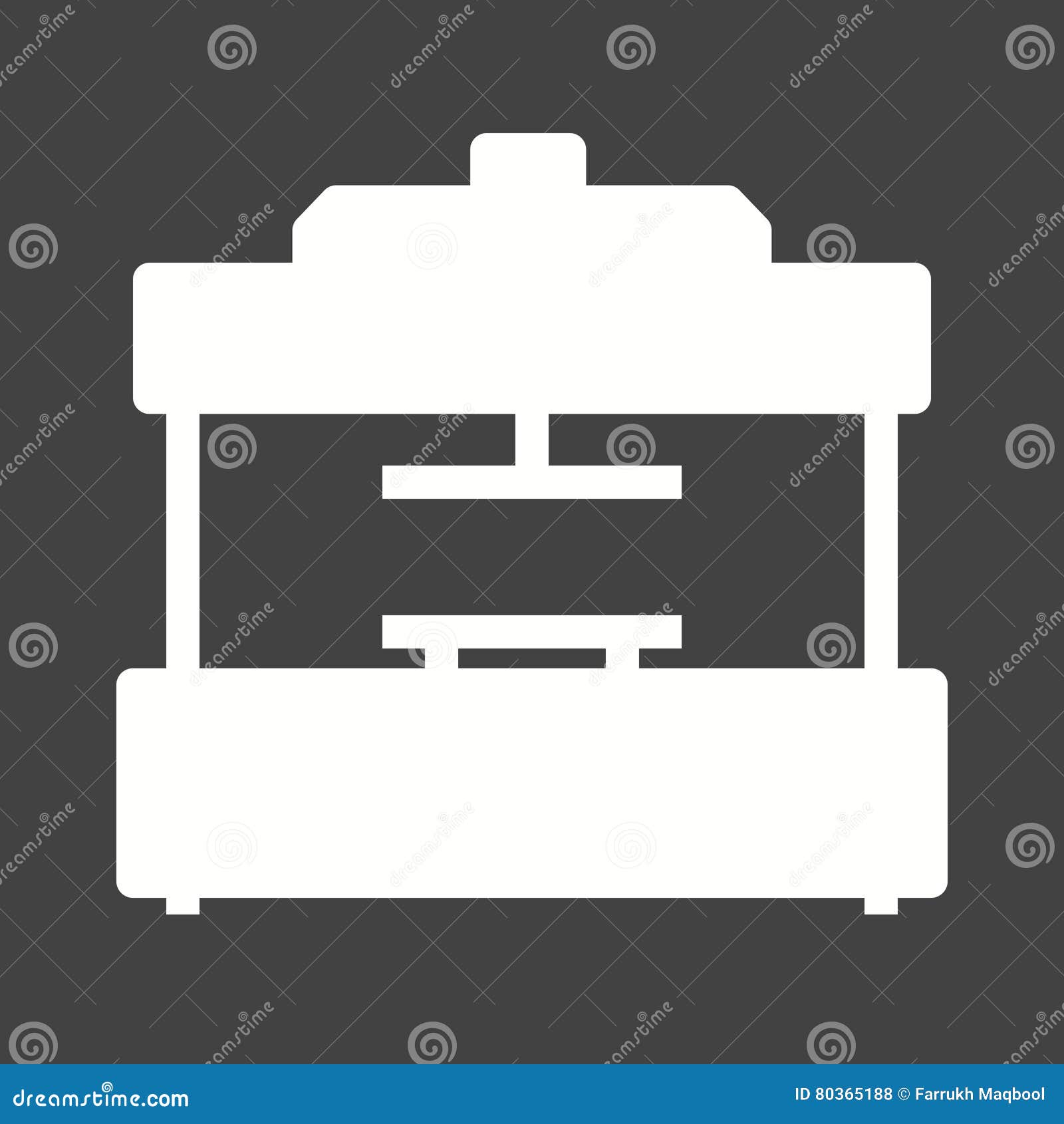 Machine Press stock vector. Illustration of technology - 80365188