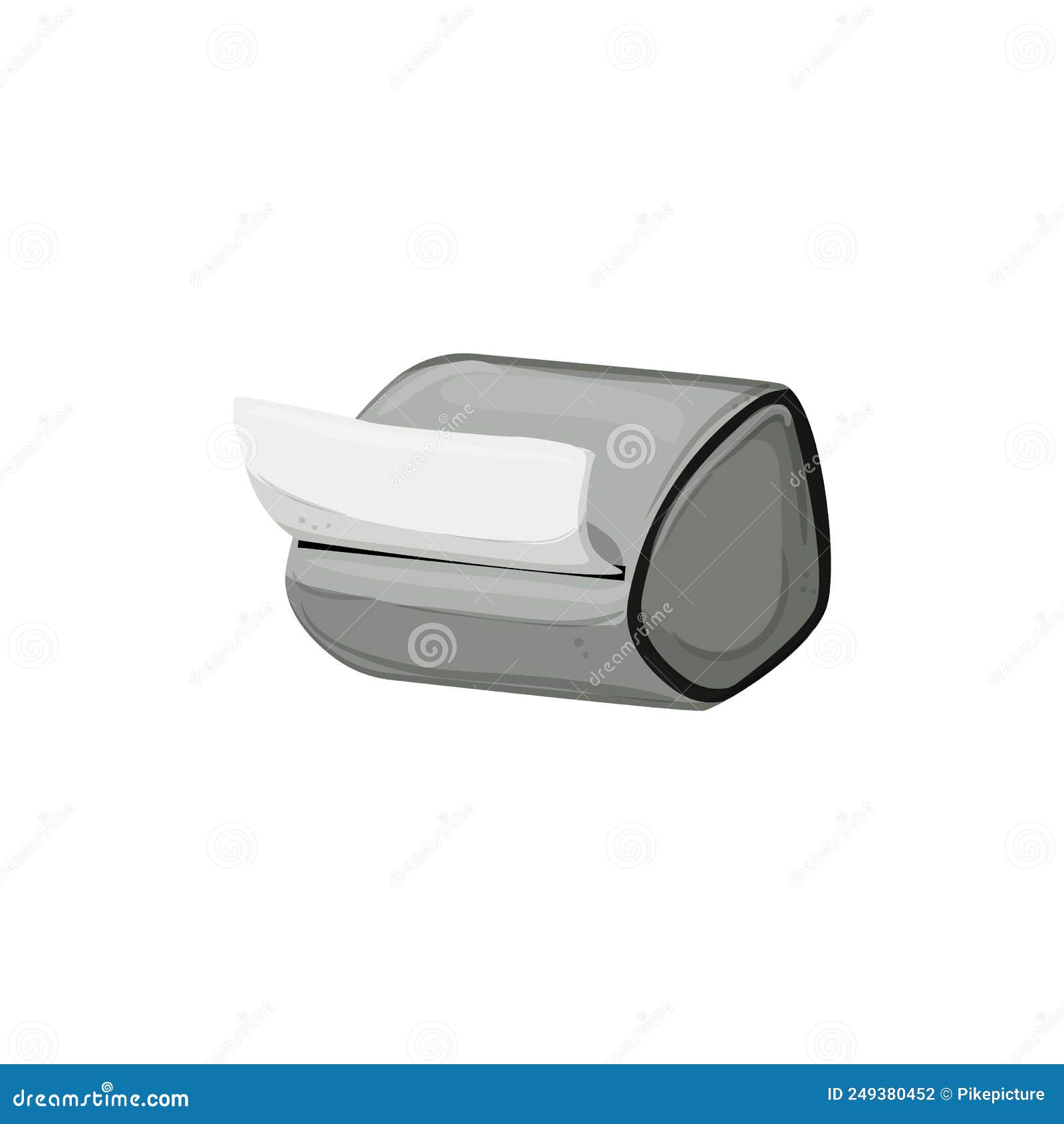 Machine Printer Paper Cartoon Vector Illustration Stock Vector ...