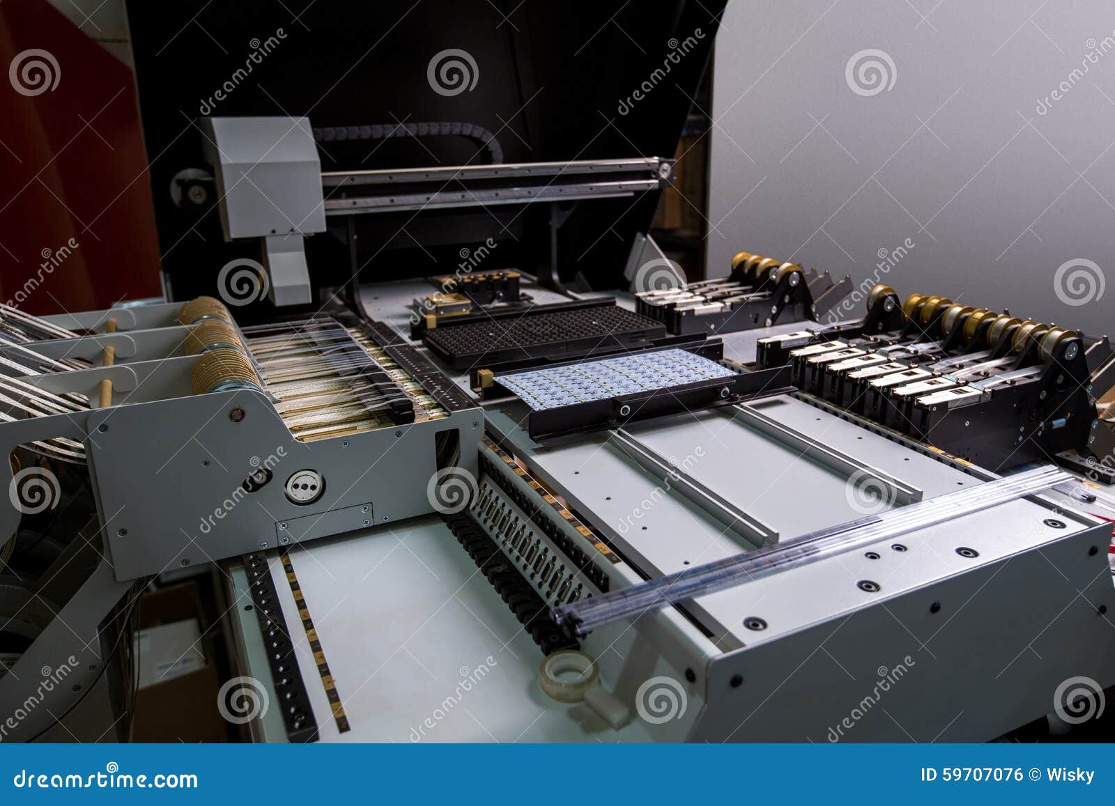 Machine for Production of Light-emitting Diodes Stock Photo - Image of ...