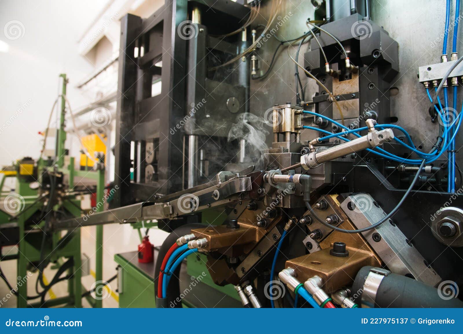Machine in production stock image. Image of mechanical - 227975137